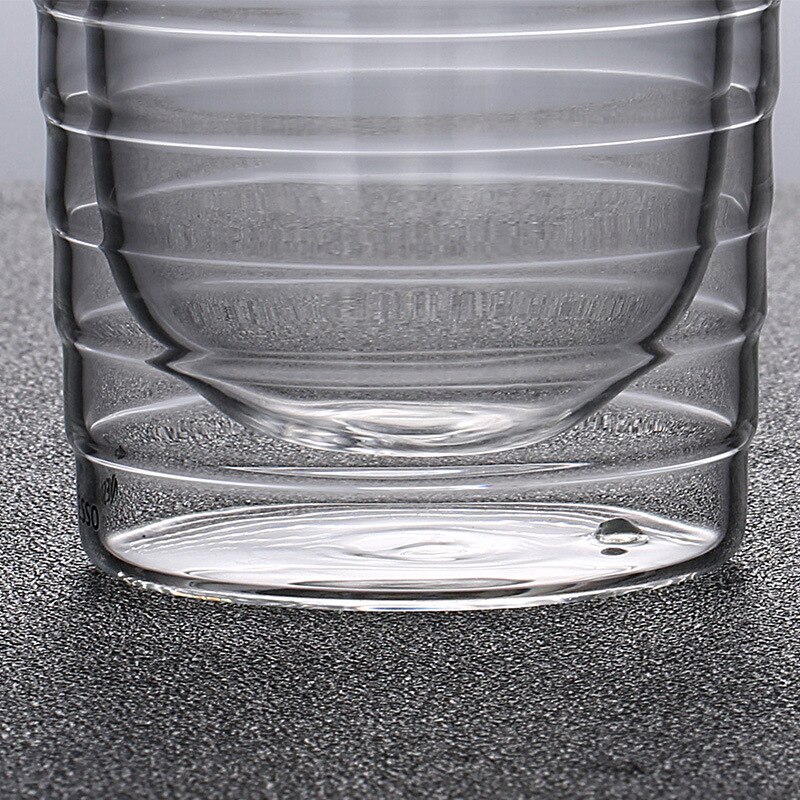 85ml 150ml 350ml Double Wall Insulated Glass Cup T... – Grandado