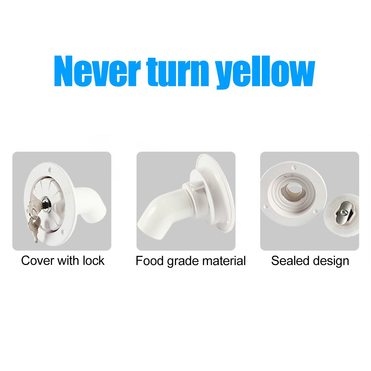 38mm Caravan Hatch Gravity Lockable Water Inlet Fr... – Grandado