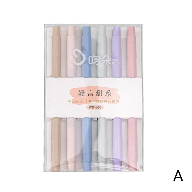 Girl's Heart Ins Double Head Fluorescent Pen L... – Vicedeal