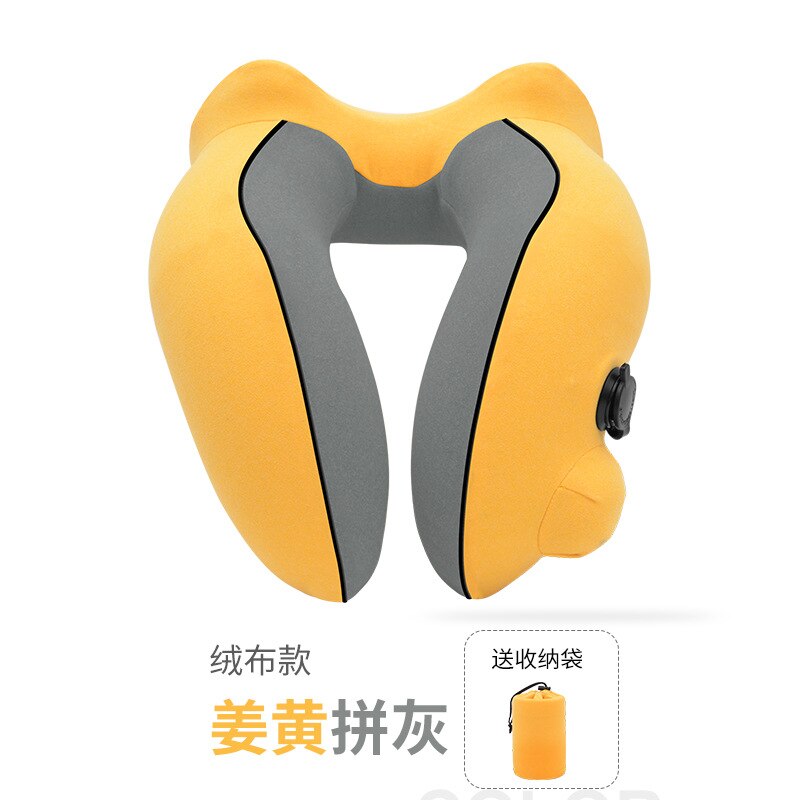 U-Shape Inflatable Travel Pillow Air Neck Pillows ... – Grandado