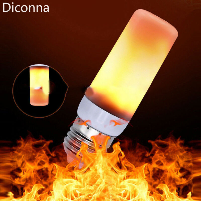 Newly Funny 3/4 Modes E27 7Color Fire LED Effect L... – Grandado