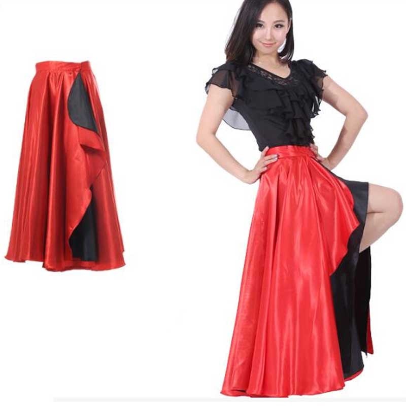 Falda de baile Flamenco de baile latino para mujer... – Grandado