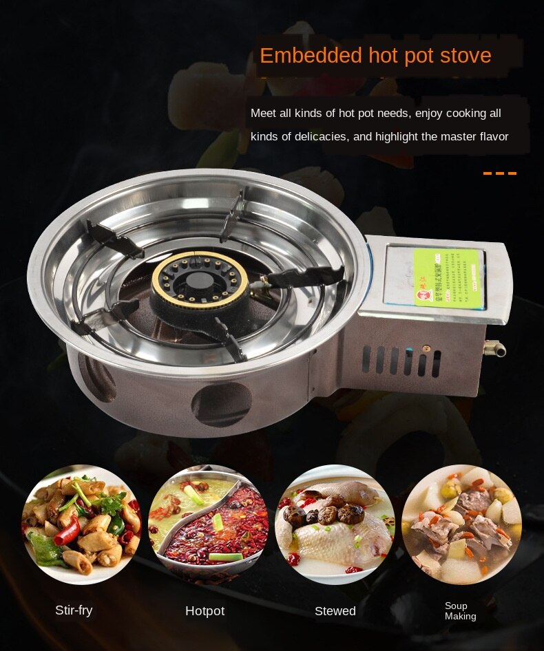 Korean stove direct fire 100 table surface control... – Grandado