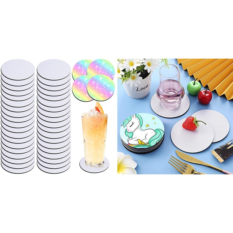 Round Sublimation Blank Coaster Sublimation Blank ... – Grandado