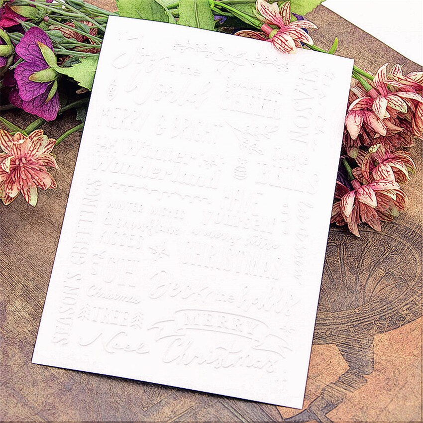 PANFELOU Easter Easter words Embossing folders Pla... – Grandado