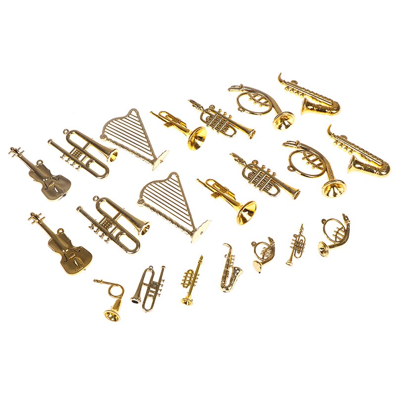 Mini Plastic Musical Instrument Gold Christmas Tre... – Grandado