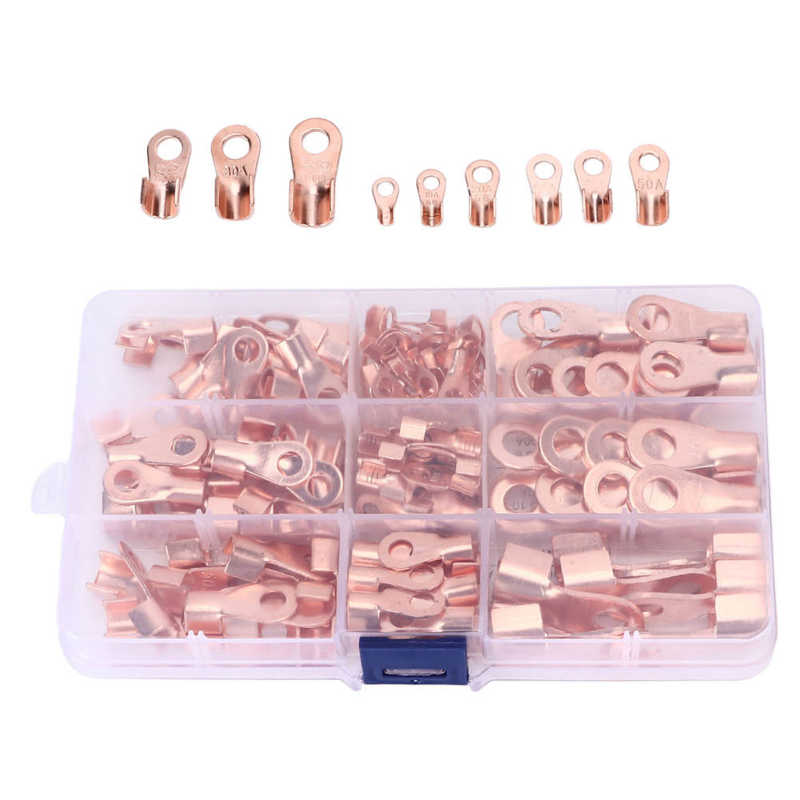 Ring Lugs Connector Rustproof Open Barrel Wire Cri... – Vicedeal