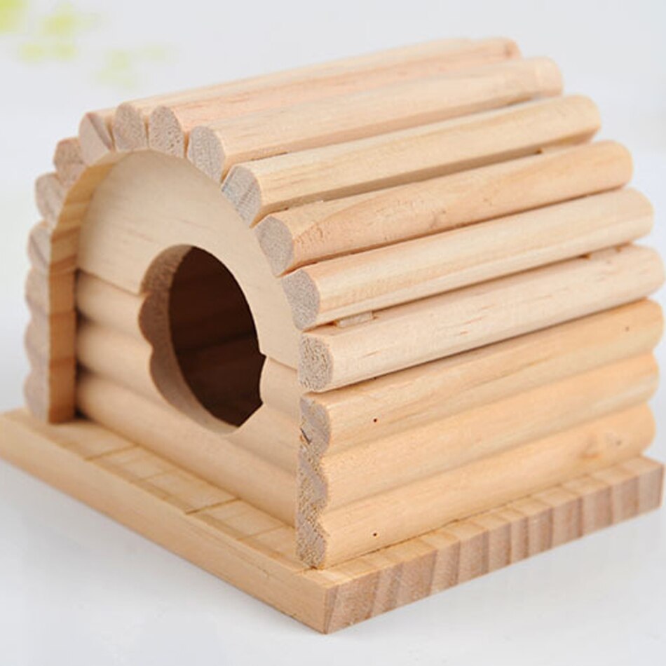 Pet Hamster Wooden House Detachable Small Animal H... – Grandado