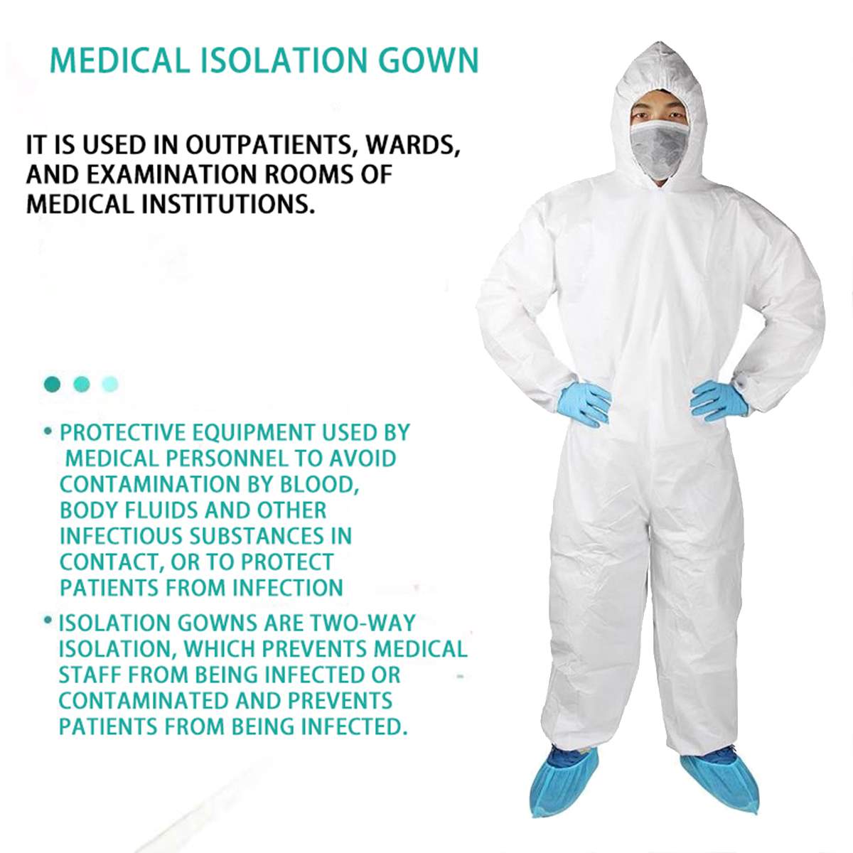 Reusable Disposable Waterproof Oil-Resistant Prote... – Grandado