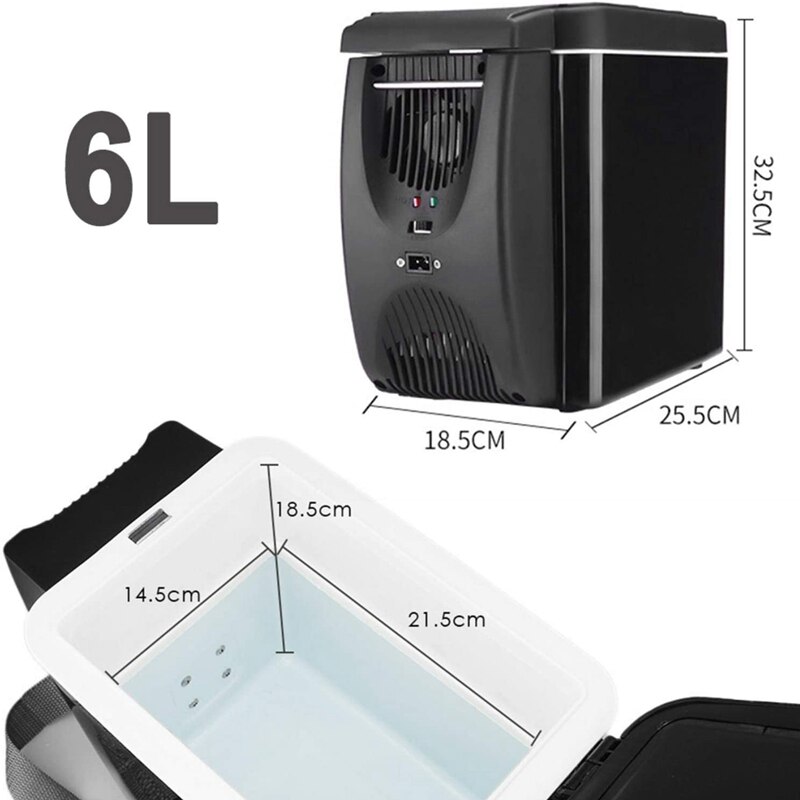 12V Car Cooler Fridge Freezer Heater 6L Mini Car F... – Vicedeal