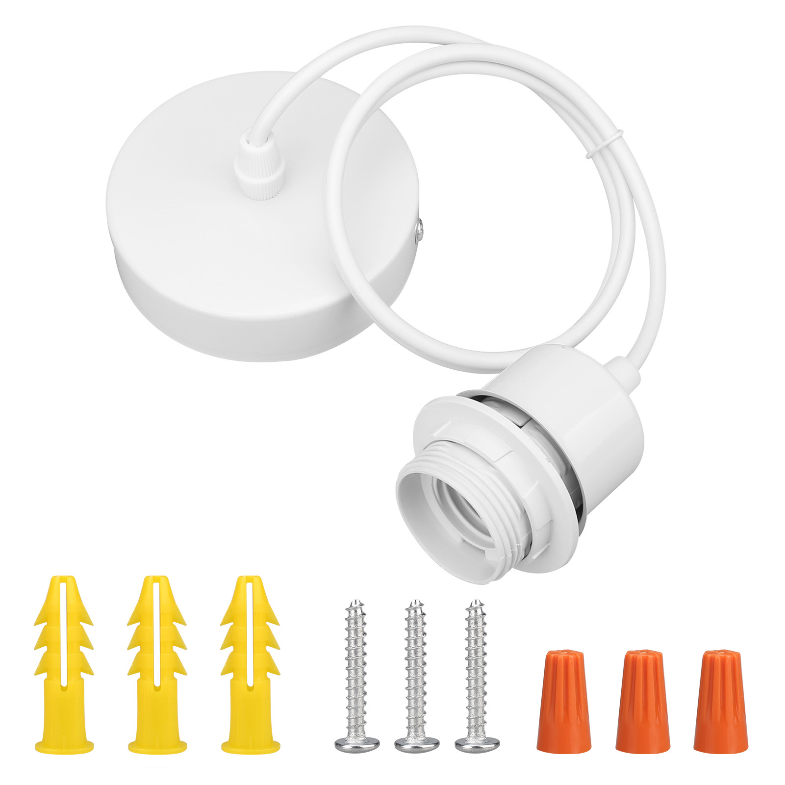 E27 Pendant Lamp Holder Hanging Lighting Kit Coppe... – Grandado