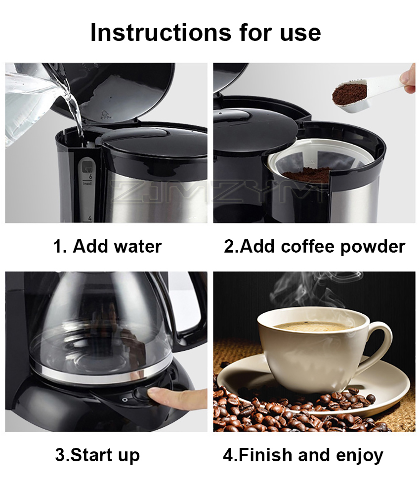 CM-323 Mocha Cappuccino Automatic Coffee Machine A... – Grandado