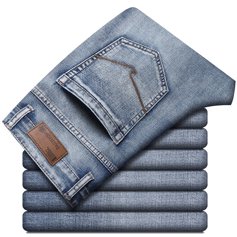 Anti-theft Zipper Men Jeans Spring Classic Style B... – Vicedeal