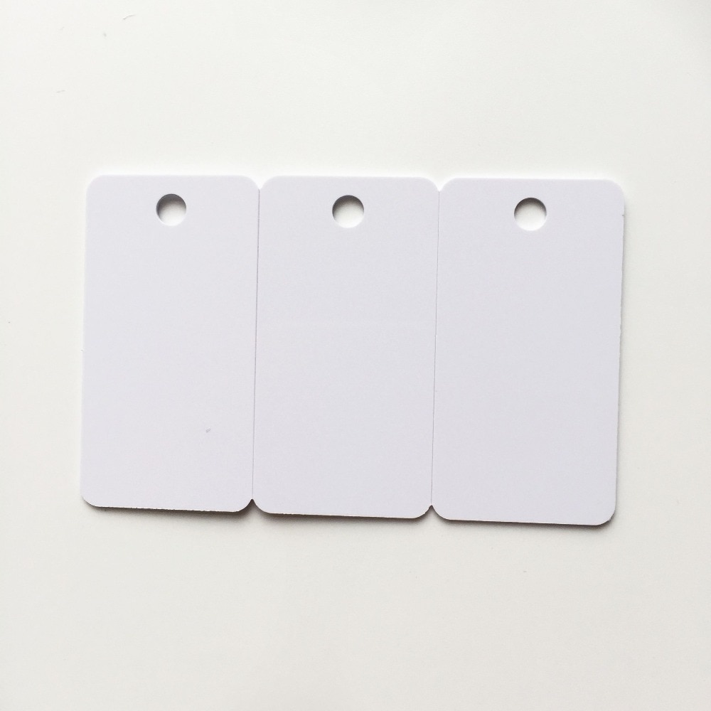 20PCS/lot white plastic blank inkjet printable 3up... – Grandado
