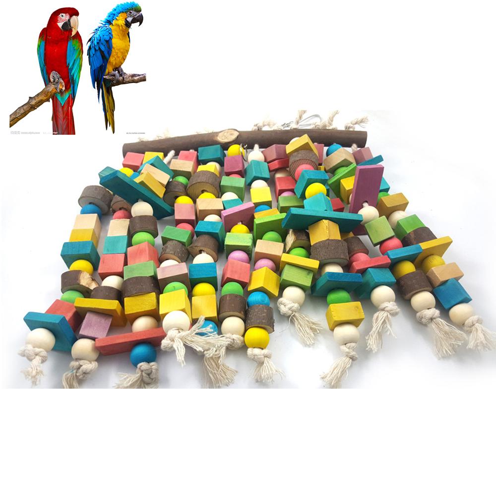 Houten Vogel Speelgoed Grote Vogel Kauwen Speelgoe... – Vicedeal