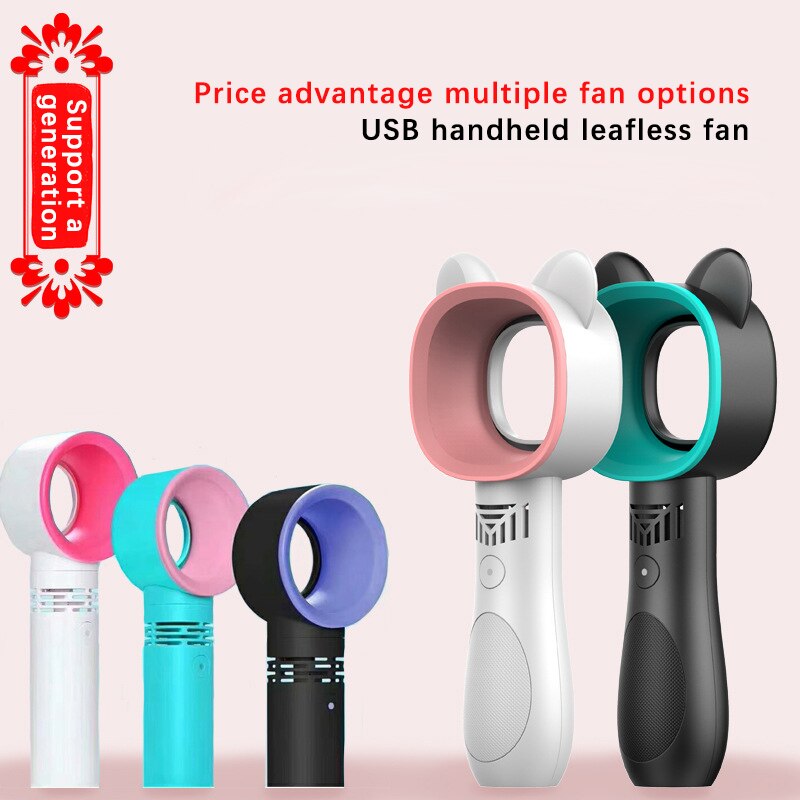 Mini Fan Ventilador USB Bladeless Fan Portable Han... – Vicedeal
