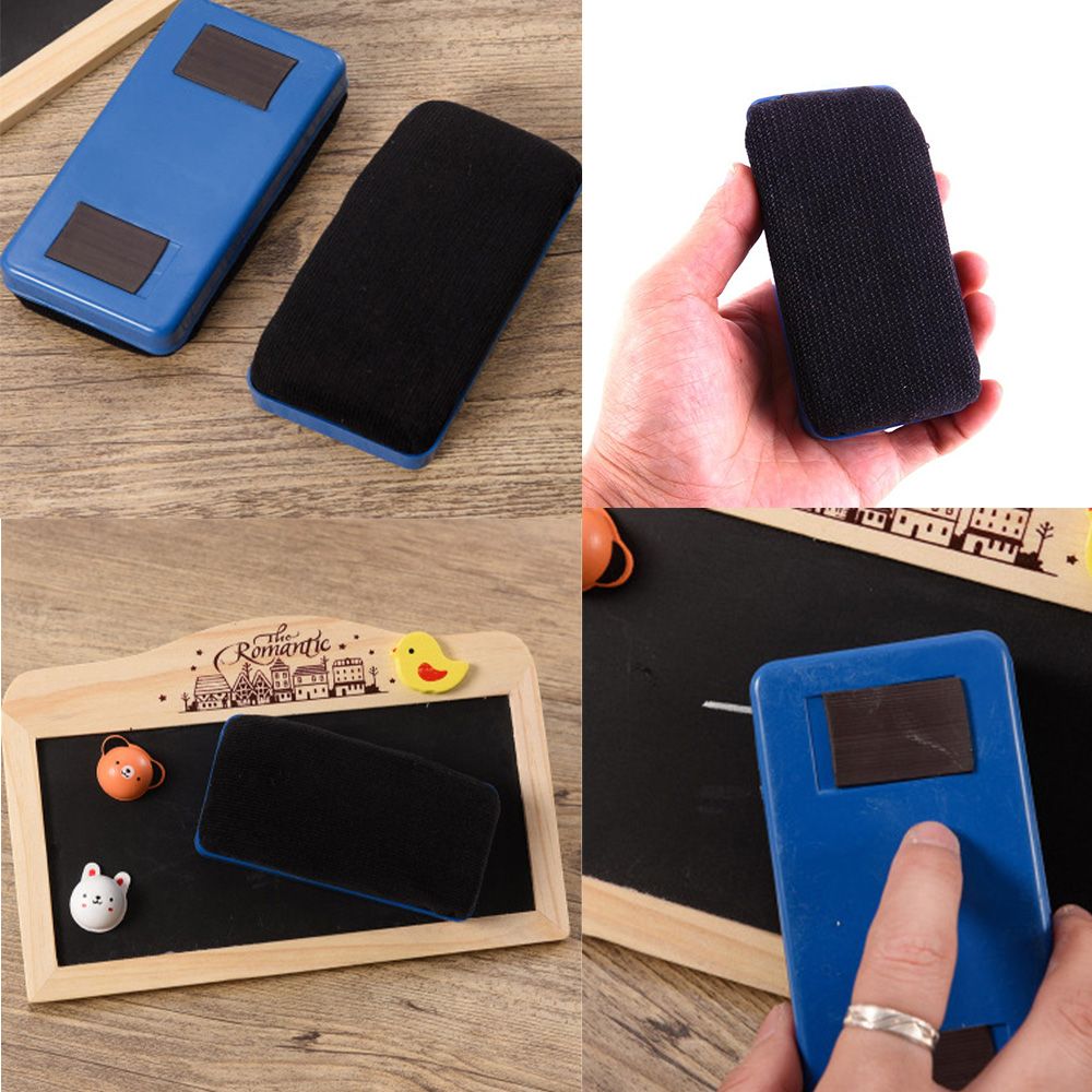 1PC Flannel Magnetic Whiteboard Eraser Office Plas... – Grandado