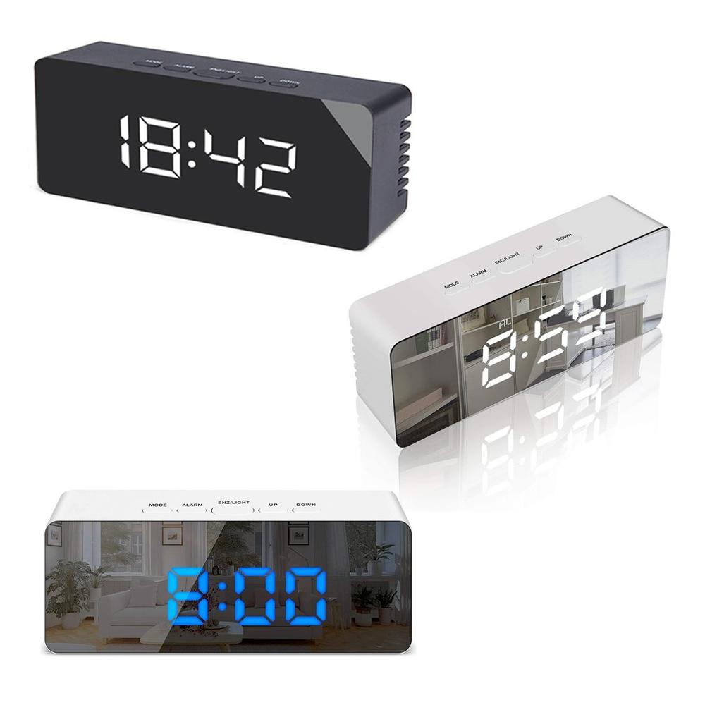 Alarm Clock Multifunction Mirror Alarm Clock Durab... – Vicedeal