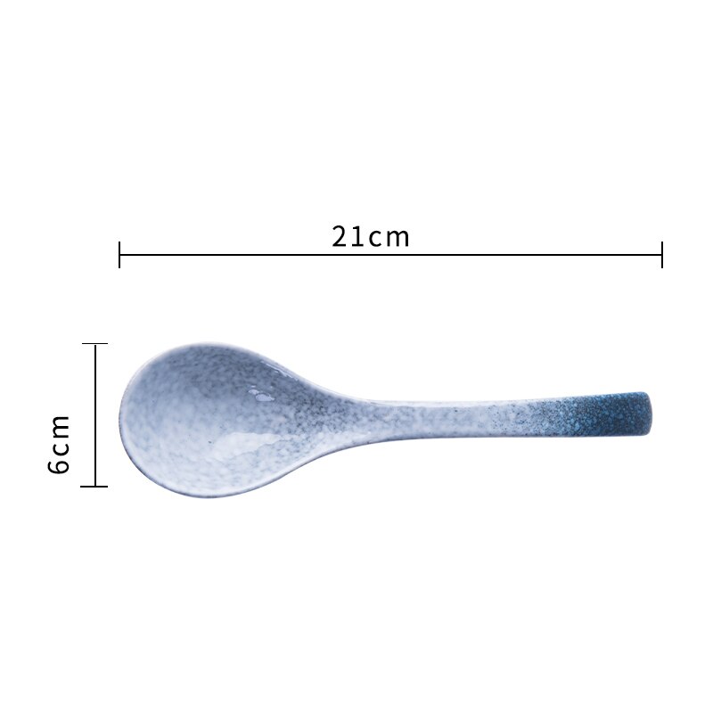 Japanese Style Ceramics Spoon Handmade Soup Spoon ... – Grandado