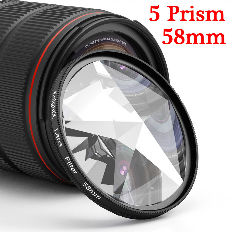 KnightX mobile phone Prism LENS Filter 58mm Wide A... – Vicedeal
