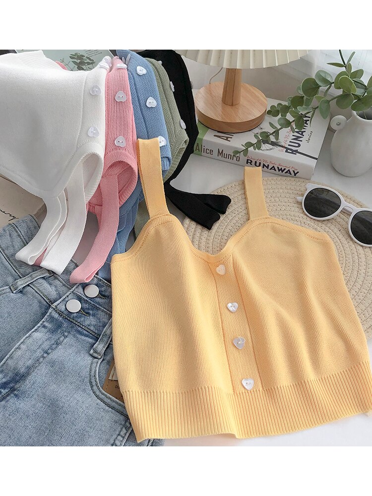 Heliar topit naisten crop topit kesäiset pelkät na... – Grandado