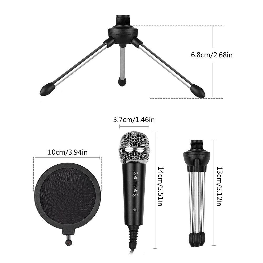 Video Microphone Kit with Mini Microphone mikrofon... – Vicedeal