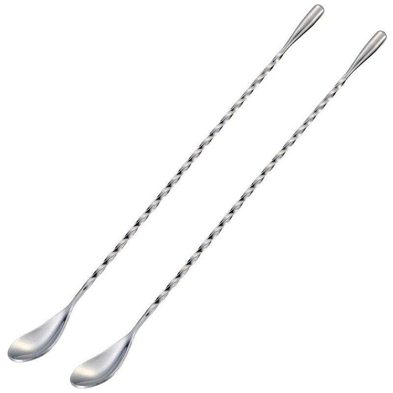 Bar Spoon Cocktail Mixing Stirrers for Drink, Stai... – Grandado