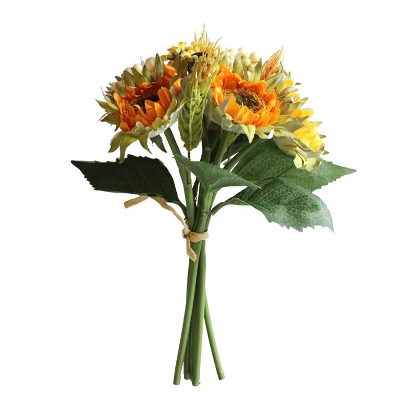 Artificial Sunflower Simulation Flower Bouquet Wed... – Grandado