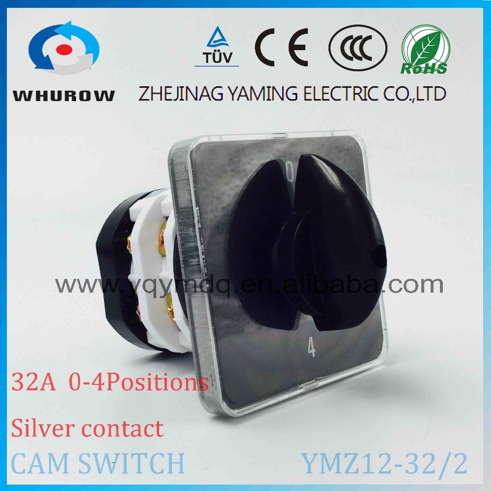 Rotary switch knob 5 position 0-4 YMZ12-32/2 unive... – Grandado