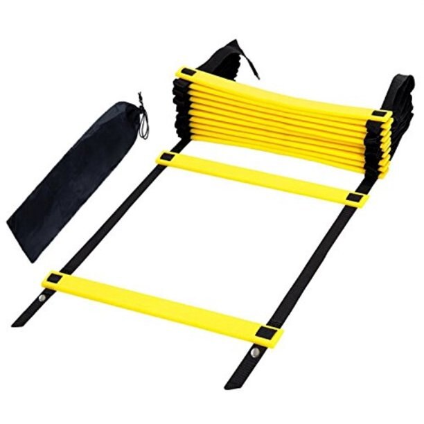 Adjustable 6 m 12 Rungs Agility Ladder 42 Inch Spe... – Grandado