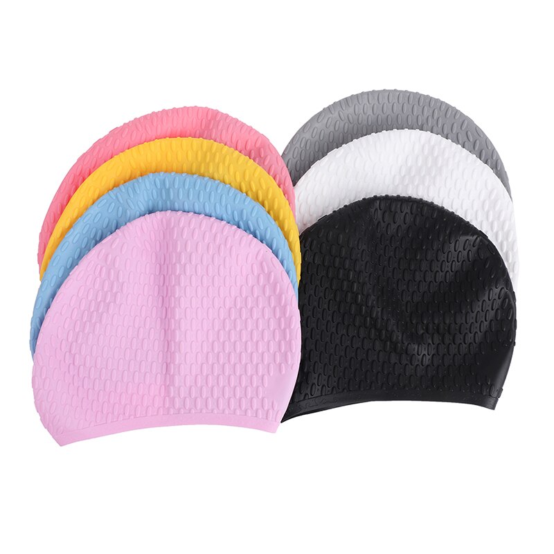 7 Colors Waterproof Silicon Swimming Caps Protect ... – Vicedeal