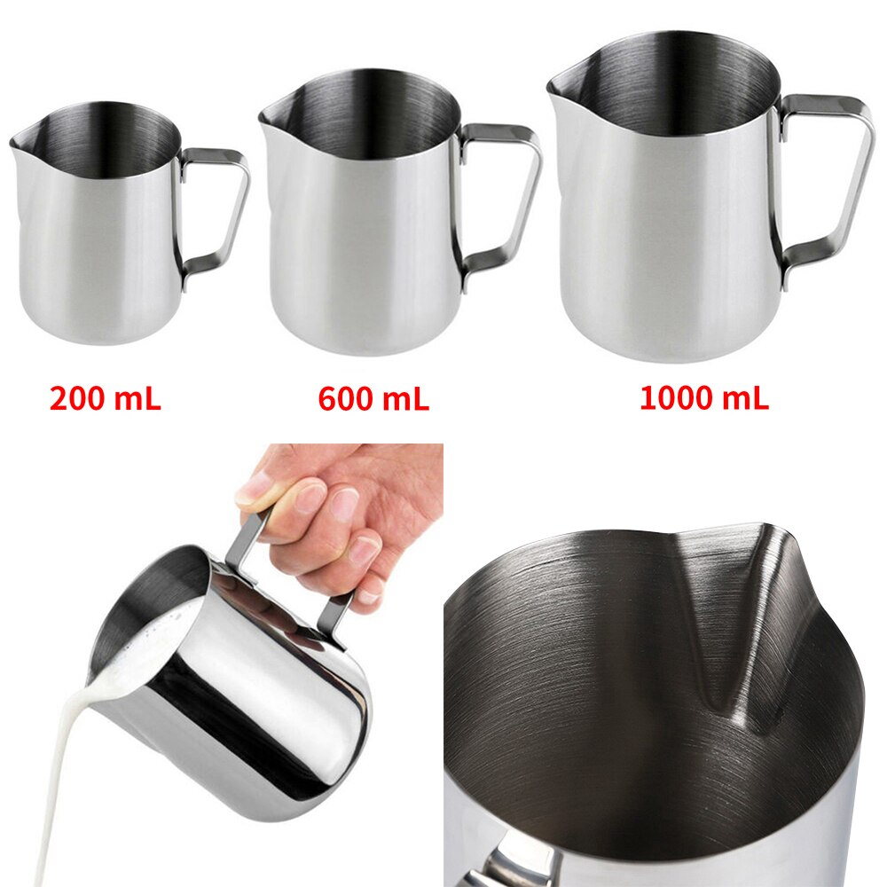 Stainless Steel Milk Frothing Jug Frother Coffee L... – Grandado