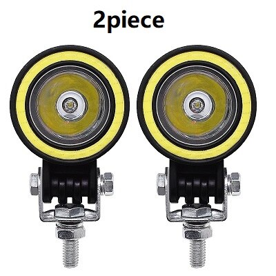 EURS LED Motorcycle Headlight Angel Eye 1800LM mot... – Grandado