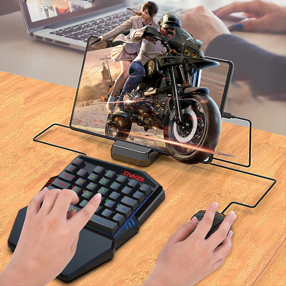 Gaming Keyboard Mechanical Mini K 35 Key LED Backl... – Grandado