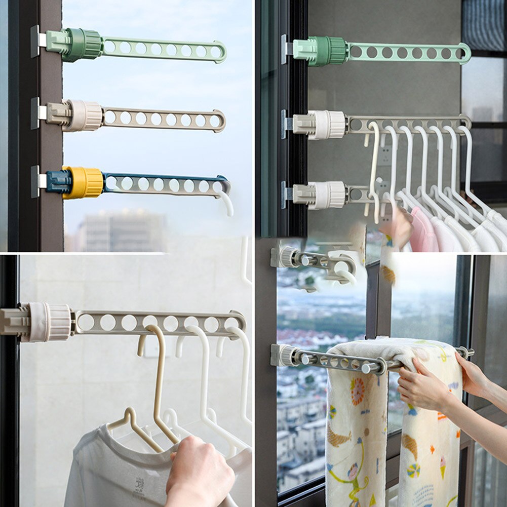 1pc Window Frame Clothes Hanger Portable Indoor Ou... – Grandado