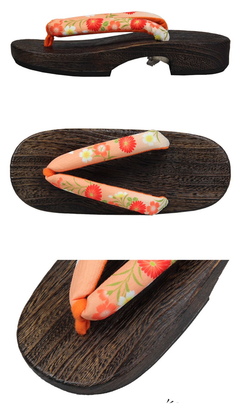 Women Japanese Geta Clogs Traditional Samurai Cher... – Grandado