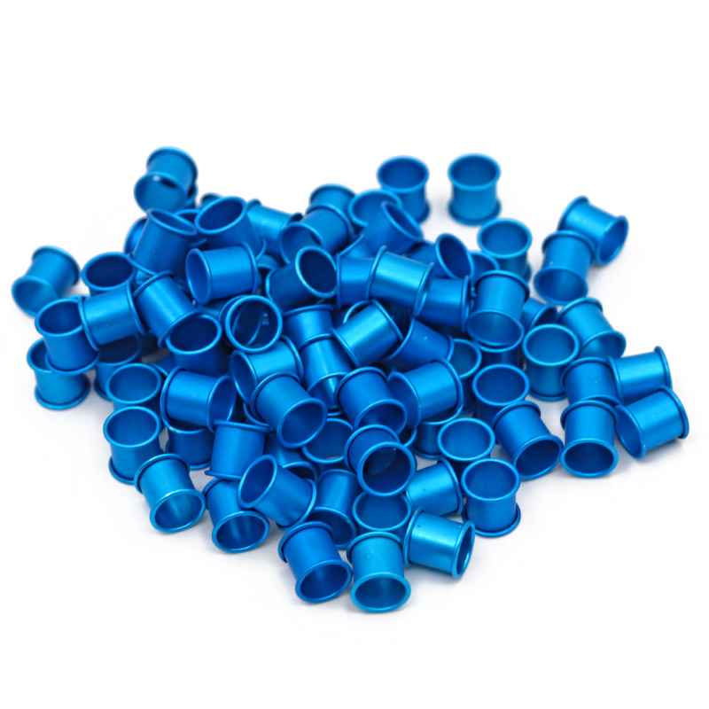 100 Pcs 8mm Diameter Bird Pigeon Foot Ring Aluminu... – Grandado
