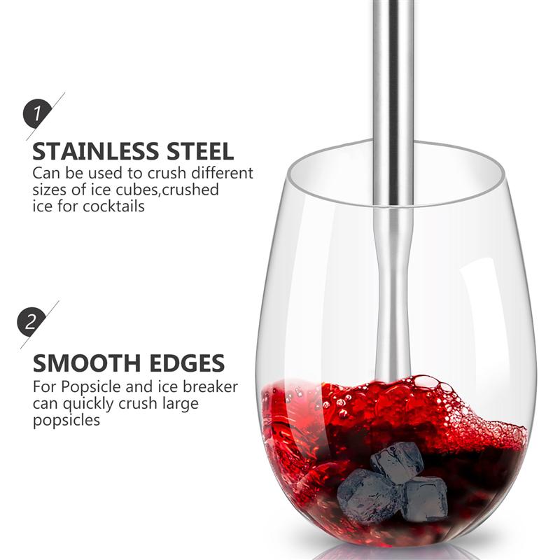 Stainless Steel Cocktail Shaker Stirring Rod Popsi... – Vicedeal