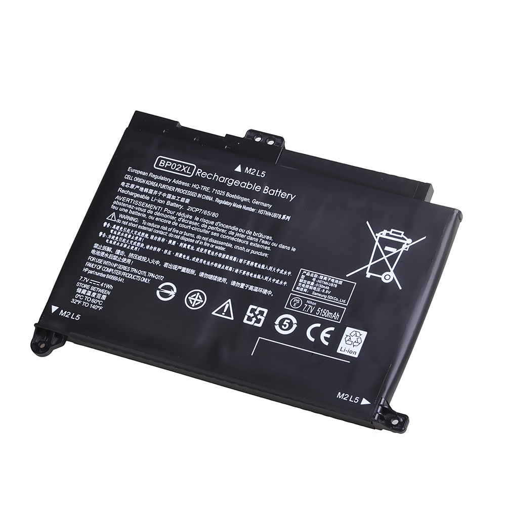 7,7 V 41wh 5150 mAh Laptop BP02XL Batterie für HP ... – Vicedeal