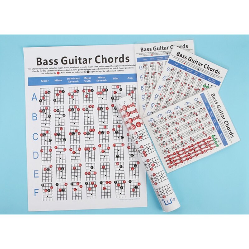 Acoustic Guitar Practice Chords Scale Chart Tool G... – Grandado