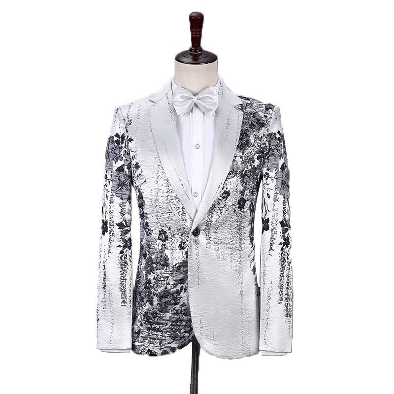 Style Men Fashionable 2 Sets Stage Singer Suits We... – Vicedeal