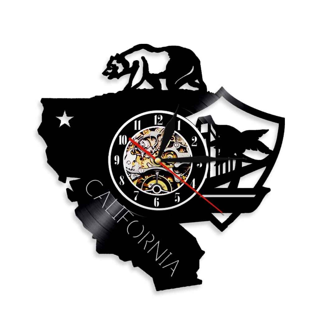 California State Vinyl Record Wandklok California ... – Vicedeal