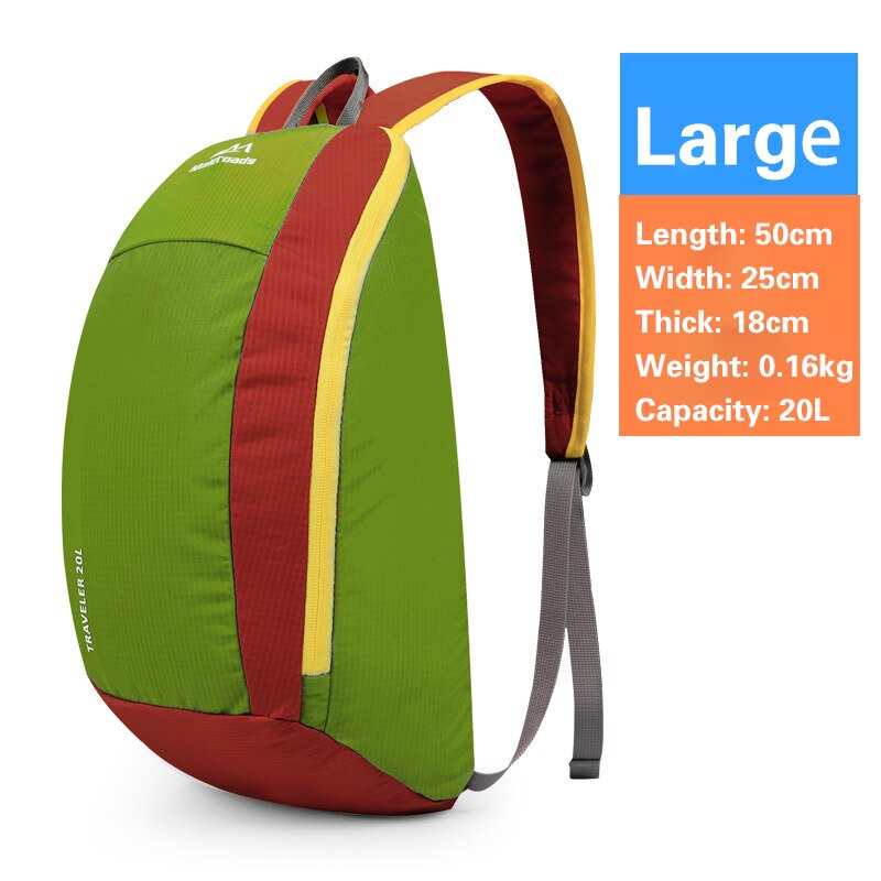 Maleroads Hiking Backpacks Travel Unisex Folding B... – Grandado