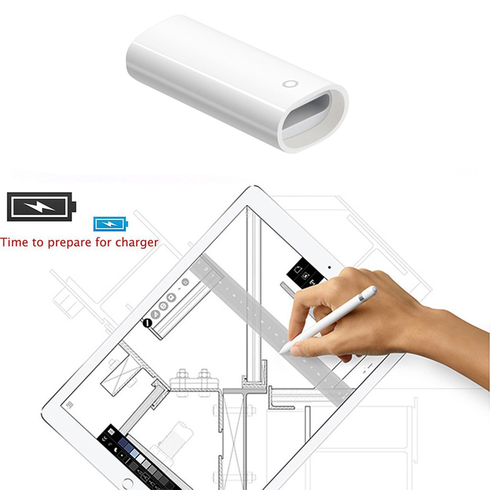 Mini Connector Charger for Apple Pencil Adapter Ch... – Grandado