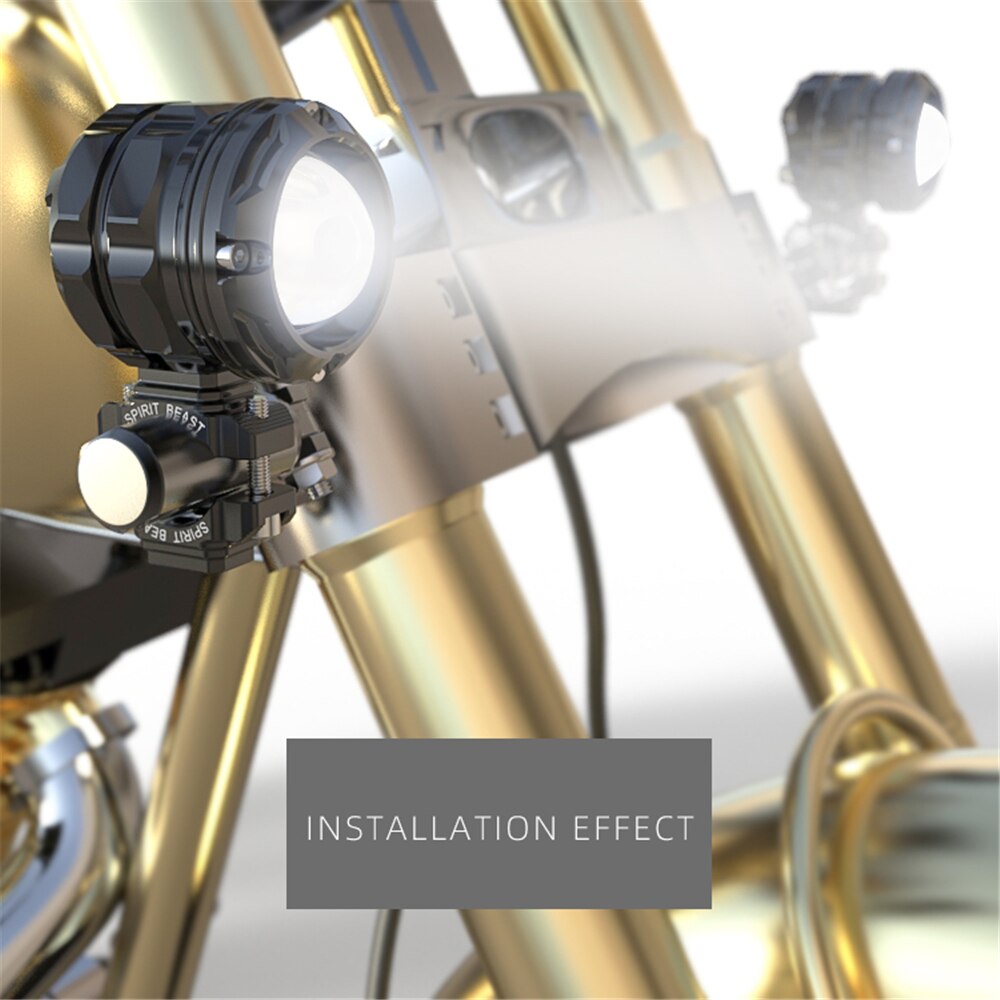 Spirit Beast-L7 Universal Motorcycle LED Spotlight... – Grandado