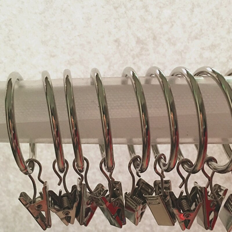 10pcs Stainless Steel Hook Metal Rings Removable C... – Grandado