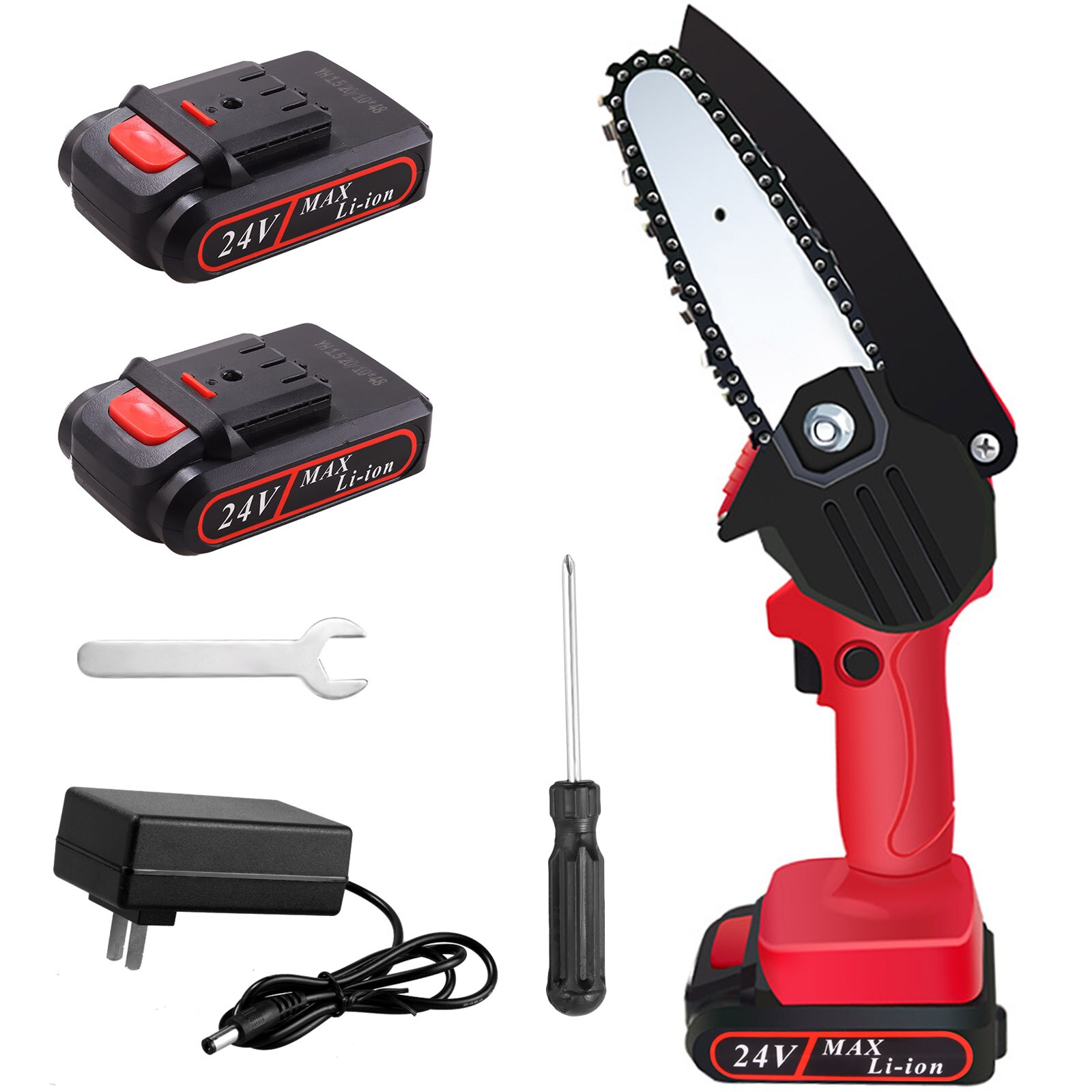 ANENG Mini Electric Chainsaw 4inch 21V Portable Ha Vicedeal ANENG Mini Electric Chainsaw 4inch 21V Portable Ha Vicedeal
