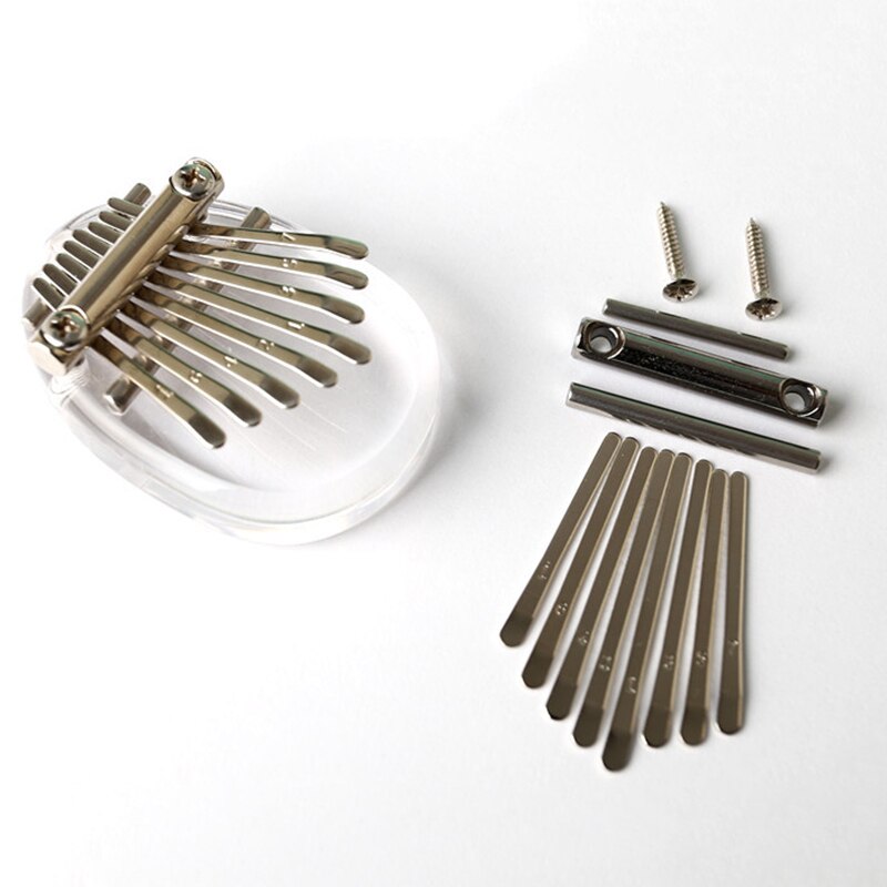 1 Set 8 Key Mini Kalimba African Camphor Wood Maho... – Grandado