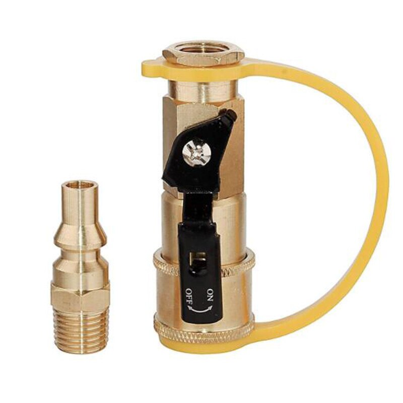 Conector rápido de válvula de bola de 1/4 "Conecto... – Grandado