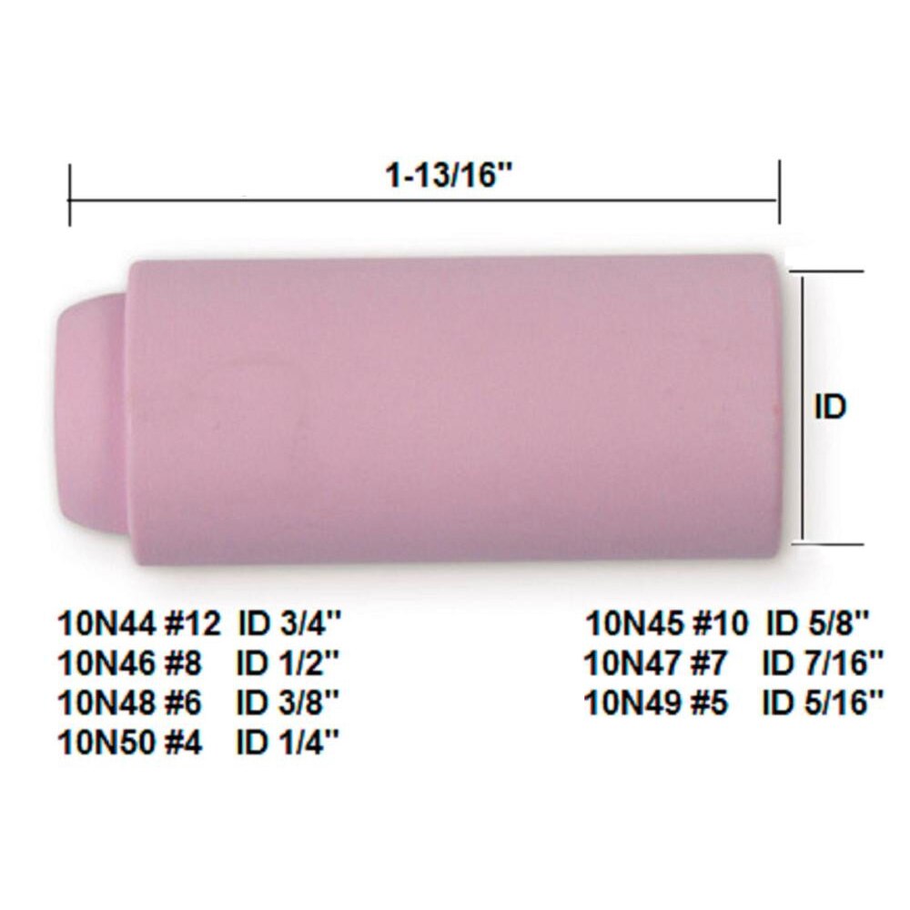 10pcs TIG Buse D'alumine Bouclier Coupe 10N50 ... – Grandado